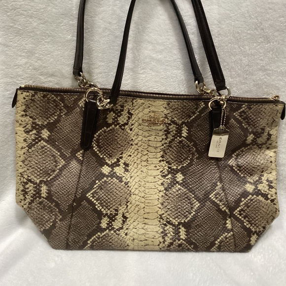 Coach | Bags | Coach Python Ava Tote | Poshmark